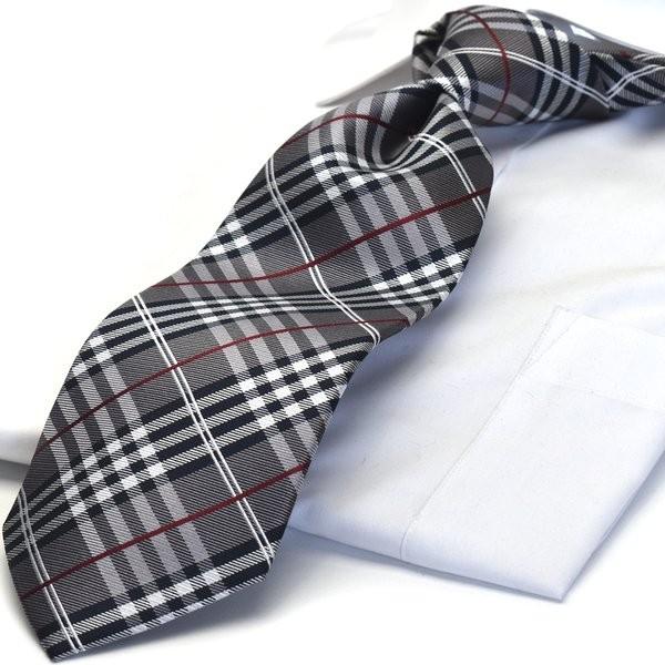 【20代/30代/40代/50代/60代】サイズ縦１５８〜１６０センチ×幅8.5センチ材　質シルク１００％色グレー、濃紺、ホワイト、赤のチェック柄商品説明写真と多少の色の異なりはご了承下さい。 ポイント利用