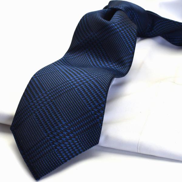 サイズ縦158〜160cmセンチ×幅8.5センチ材　質シルク１００％色ダークネイビー ブラック グレンチェック製造元中国商品説明写真と多少の色の異なりはご了承下さい。 ポイント利用