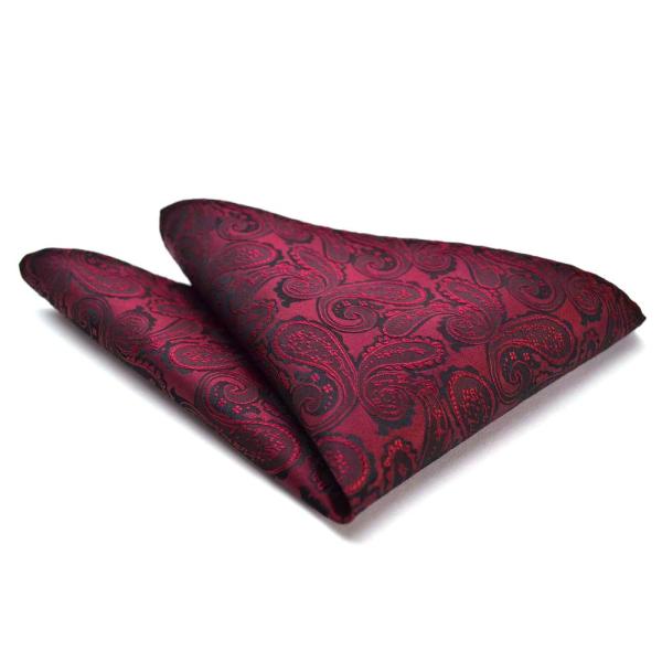 サイズ約23.5cmの正方形　　　　　材　質シルク１００％色ボルドー、ブラックのペズリー柄商品説明写真と多少の色の異なりはご了承下さい。 ポイント利用