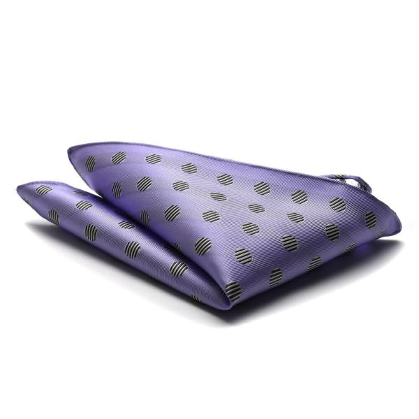 【20代/30代/40代/50代/60代】サイズ23.5ｃｍの正方形材　質シルク１００％色ラベンダーベース、シルバーのドット商品説明写真と多少の色の異なりはご了承下さい。 ポイント利用