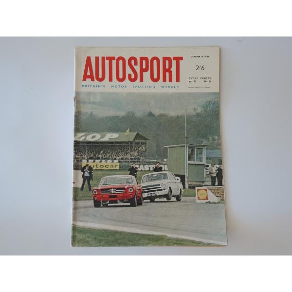 Auto Sports  Oct  14, 1966当時のオートスポーツ雑誌古い物ですので、汚れ等はご了承ください。※店頭受け取り可