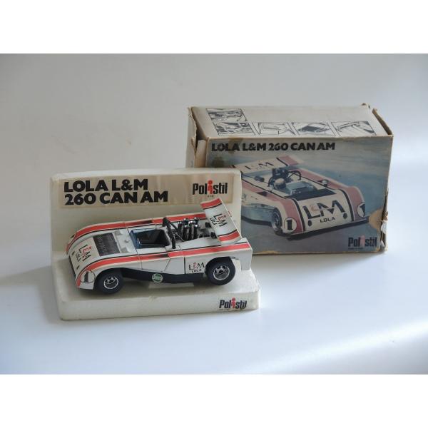 当時物 Politoys LOLA L&amp;M 260 CANAMスケール：1/25Made in Italy箱がかなり傷んでいます。中の車両自体には汚れは多少ございますが、傷みはほとんどありません。古いものですので、ご了承ください。※...