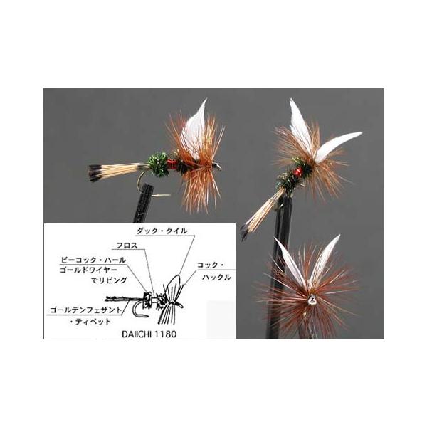 フライフィッシングの魅力は、審美性に秀でたフライが存在し、かつそれが実戦でもきわめて有効であること。ロイヤルコーチマンは、彩色豊かな日本のトラウトにこそ似合います。本パターンは、「ハックル密度」や「各部の素材選定」などを見直し、オリジナルの...