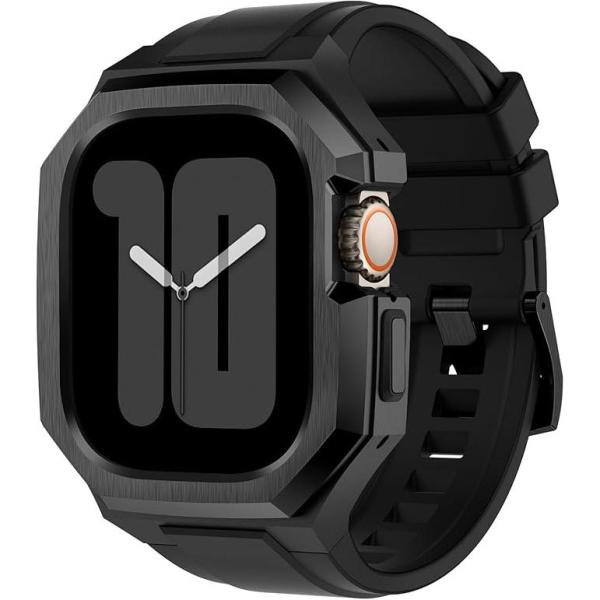 【Apple Watch 耐衝撃ケース対応機種＆サイズ】Apple Watch Series 8 7(45mm)；SE SE2/Series 6 5 4(44mm)；Apple Watch Ultra 49mmに対応します。手首サイズ:13...