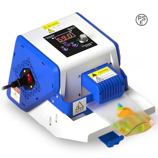 【0-200℃温度調整可能】本シーラーが異なる種類の包装材料に適した温度を設定できる温度調整機能が付き、ポリフプラスチック袋/アルミ袋/クラフト紙など様々な素材の袋でも適切なシールが可能となります。ご注意：高温から低温に調整するの場合は、機...