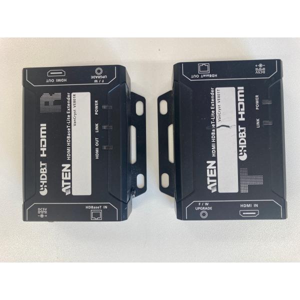 中古品です。沖縄離島以外送料無料VE801TとVE801Rのセットです。3枚目画像の通り、動作確認し出力は良好です。付属品：電源ケーブル2つメーカーページhttps://www.aten.com/jp/ja/products/%E3%83%...