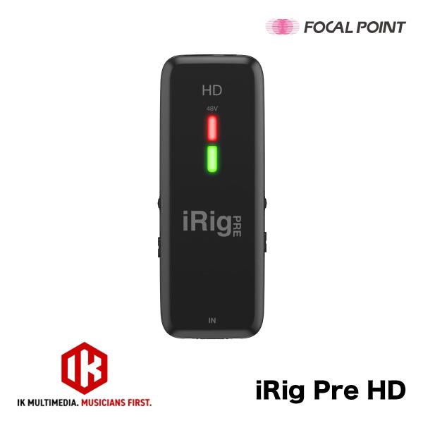 【同梱品】・iRig Pre HD 本体・Lightning - micro USB ケーブル(60cm)・USB - micro USB ケーブル(60cm)・2×1.5V 単3形乾電池・マジックテープ【対応機種】●iOSデバイス(iOS...