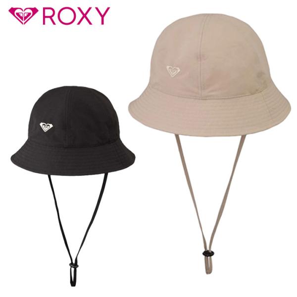 ROXY　 ロキシー　正規販売店WR UV SURFCAMP BUCKET HAT ハット 撥水加工の軽量ポリエステル/ナイロン素材で、ファッション性の高いバケットタイプ。サーフトリップなどのアウトドアはもちろんタウンユースにも最適です。安...