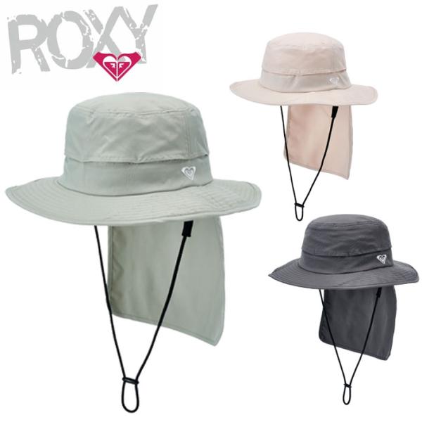 ROXY ロキシー 正規販売店WR UV WATER BEACH HAT ハット軽量。UV CUT UPF50+。水や雨の重さでつばが下がらないよう視界を安定させるブリム前面のぺフ芯仕様。首後ろの日焼けを防止する垂れとあご紐付き。垂れはフッ...