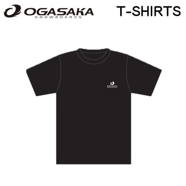 OGASAKA SNOWBOARD 正規販売店OSB-T-LOGO-BK[MATERIAL]綿100％[color]・BLACK5.6 ounces