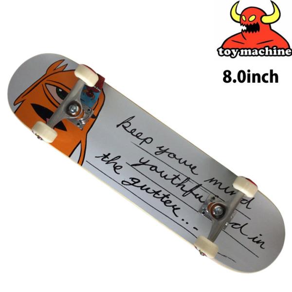 TOY MACHINE 正規販売店TOY MACHINE　IN THE GUTTER　トイマシーン　チームモデルTOY MACHINEやFOUNDATION、PIGを製造しているTUMYETO社ブランドのパーツで組まれているので、スケボー初...