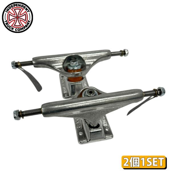 INDEPENDENT【インディペンデント】トラック 正規販売店・ブランド：INDEPENDENT(インディペンデント)・モデル：FORGED HOLLOW SILVER TRUCKS・カラー：シルバーサイズ・サイズ：139(デッキサイズ7...