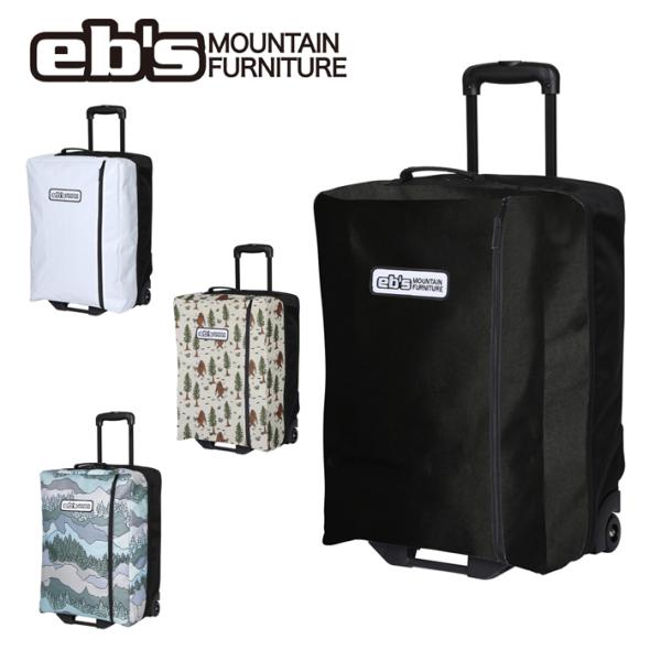 eb's　エビス　スノーボード マルチバッグTRAVEL WHEEL トラベルウィール　・ブーツを分けて収納できる、2ルーム構造の両開きウィールバッグ。・2ルーム構造で濡れ物を分けて収納できる。・ブーツが分別収納可能。・内部の素材は水、汚れ...