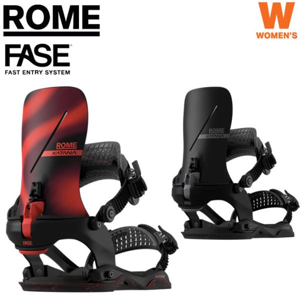 予約 26-27 ROME Katana AW FASE ローム ビンディング カタナ FASESystem フェイズ システム Women's レディース BINDING スノーボード バインディング 2026 2027 日本正規品ROM...