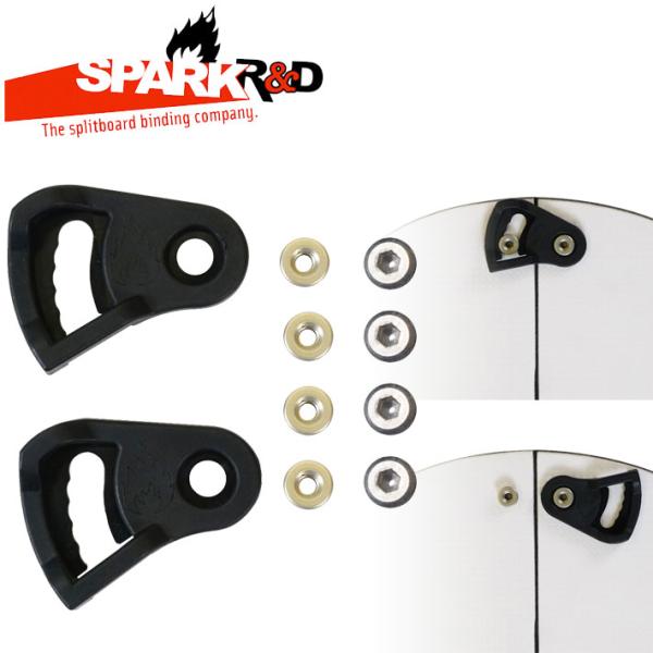 26-27 SPARK R＆D スパーク TIP＆TAIL CLIPS [5] チップ アンド テール クリップス バックカントリー スプリットボード スノーボード ビンディング スパーク アールアンドディー 日本正規品
