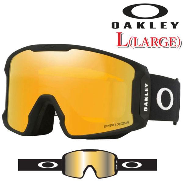 OAKLEY オークリー ゴーグル 正規販売店LINE MINER L品番：oo7070-I6ストラップカラー：Matte Blackレンズ：PRIZM 24K IRIDIUM 可視光透過率12％2年間保証あり