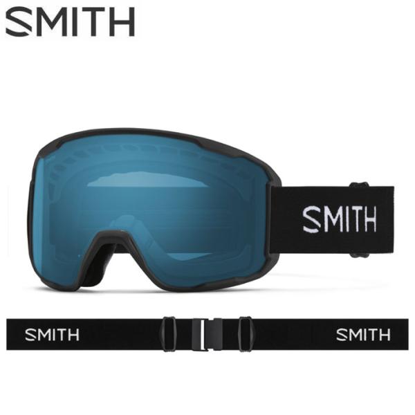 [商品] NEW 25-26 SMITH ゴーグル スミス Preview プレビュー Black Blue アジアンフィット スノーボード 2025 2026 日本正規品 [010276063]