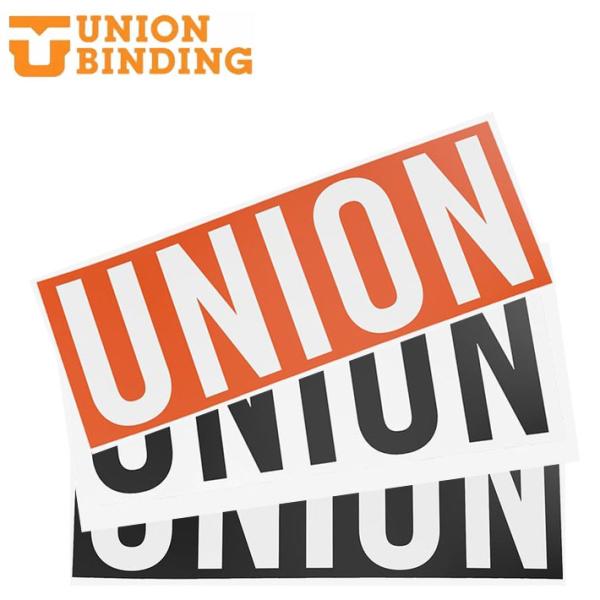 UNION ユニオンビンディングUNION BOX LOGO STICKERロゴステッカー。スノーボード、車、ラップトップなどに。[サイズ]8インチ(20.3cm)・高品質の屋外用ビニール・アメリカ製