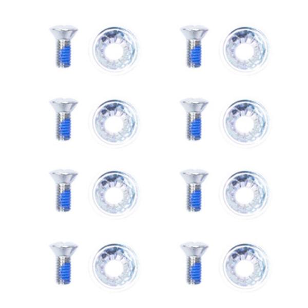 UNION BINDING ユニオン ビンディングディスクプレート用 ビス+ワッシャーセットビス長　14mm　1パック(各8個入り)フリーサイズ　全モデル互換性有り