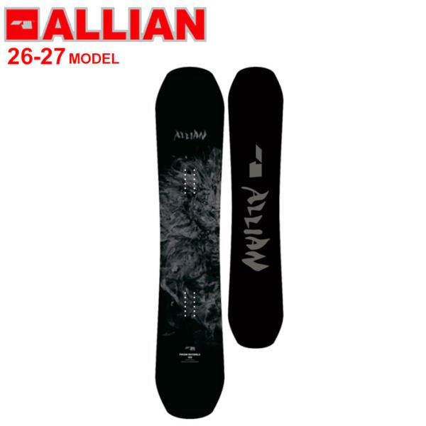 26-27 ALLIAN スノーボード アライアン PRISM INVISIBLE プリズム インビジブル 151cm 155cm 157cm 159cm メンズ フリースタイル グラトリ オールラウンド スノボ 板 2026 2027 日...