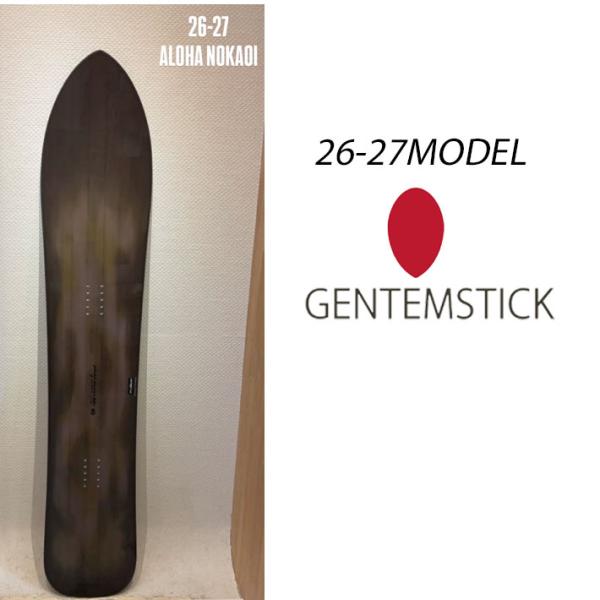 26-27 GENTEMSTICK ゲンテンスティック ALOHA NOKAOI 157cm アロハ ノカオイ ジェリー・ロペス ショートキャンバー スノーボード パウダーボード 板 2026 20272026 2027 26-27 MOD...
