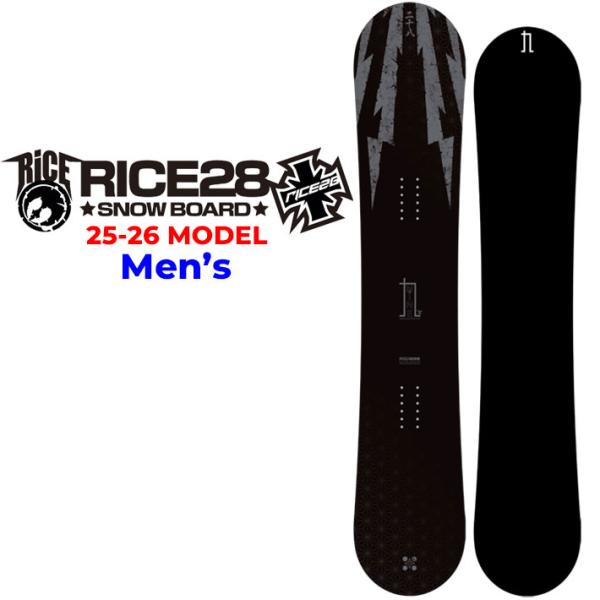 25-26 MODEL RICE28 ライス28 スノーボードRT9 アールティーナインRT9は、誰にでも優しいボードじゃない。圧倒的なカービンググリップと計算し尽くされたフレックスバランス。そこから生まれるライディングは、整地・荒地・パウ...