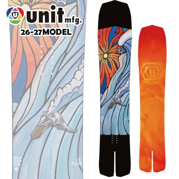 26-27 MODELUnit ユニットRabbitラビットは、張りのあるフレックスながらトーションを生かすために入れたテールスリットで、パウダーでのコントロール性、カービングでのターンの伸びをキープ。同時に大きく残したテールの面積によりパ...