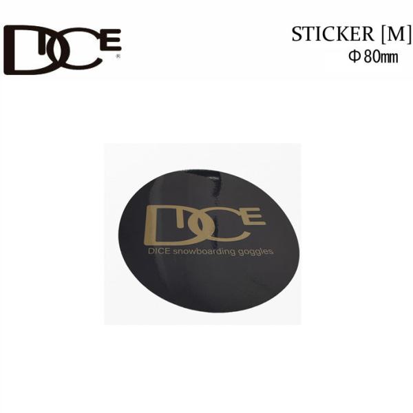 DICE ダイス スノーボードステッカー[サイコロ] カッティングタイプカラー:WHITE / RED / BLACKサイズ:直径　80mm