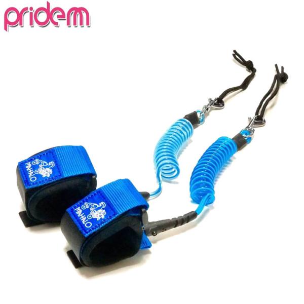 PRIDE.M MAHALO DOG LEASH マハロ ドックリーシュ お散歩中、犬が急に走り出し、リードが手から離れたことはありませんか？この商品は、リードが手から離れても、丈夫なコイルが補助となり犬の暴走を防止することができます。使用...
