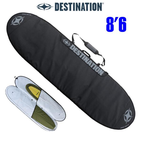 USA TACO DOUBLE（タコダブル）互い違いにボードを差込む2本用バッグ。耐摩耗性に優れた『RIPSTOP800 デニール』ナイロンを使用　高強度の800デニールナイロンに、裂け防止のための格子状のリップストップ織りを施した生地を採...