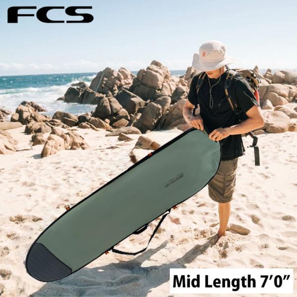 FCS Classic Cover Fishboard フィッシュボード用・5mmのパディング、水に強い420Dリップストップ素材の表面、逆巻きナイロンジッパー、ノーズ衝撃保護を備えた新しく改良されたクラシックカバー。・超軽量で耐久性は実証...