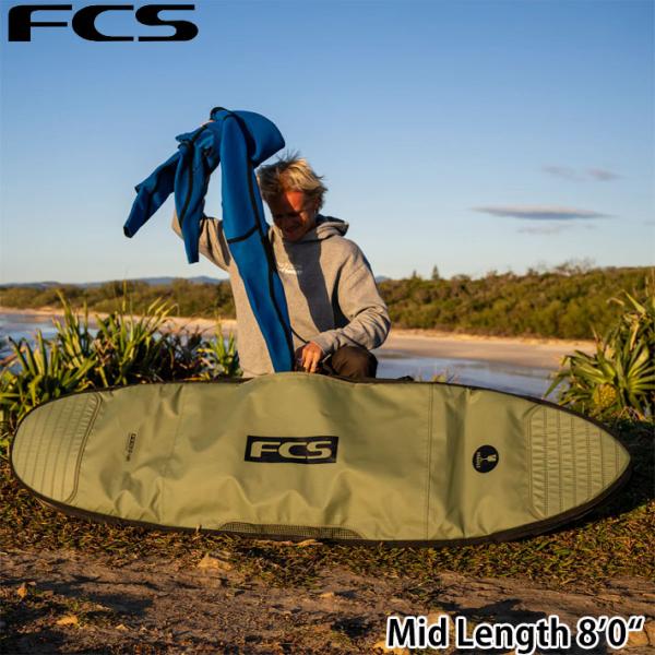 FCS サーフボードケース 正規販売店Day-X Mid-Length Cover　デイエックス　ミッドレングス新型FCS Day-XカバーはTravel 1の後継モデルで、10mmのパッド入り保護機能に加え、ウェットスーツ収納ポケットこの...
