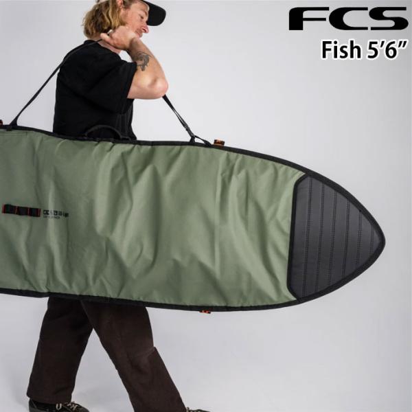 FCS サーフボードケース 正規販売店Day Runner Fish Cover　デイランナー　フィッシュボード新しく改良されたデイランナーには、5ｍｍのノーズインパクトプロテクションと7mmパッド入りパネルが装備され、さらに頑丈になりまし...