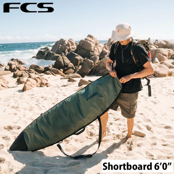 FCS エフシーエス サーフボード ケース 日本正規販売店FCS Classic Cover Shortboard ショートボード用・5mmのパディング、水に強い420Dリップストップ素材の表面、逆巻きナイロンジッパー、ノーズ衝撃保護を備え...