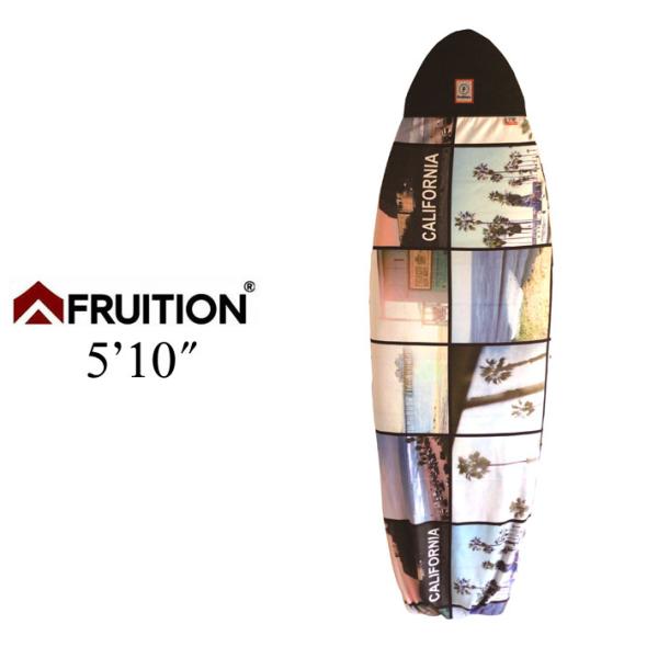 FRUITION フリューション正規販売店CA PHOTOマイクロファーバーボードケース 5'10"オシャレに守ってあげたいあまたあるポリエステル製のボードケースではなく、世界に先駆け、一から生地を生産した、FRUITIONオリジナルマイク...