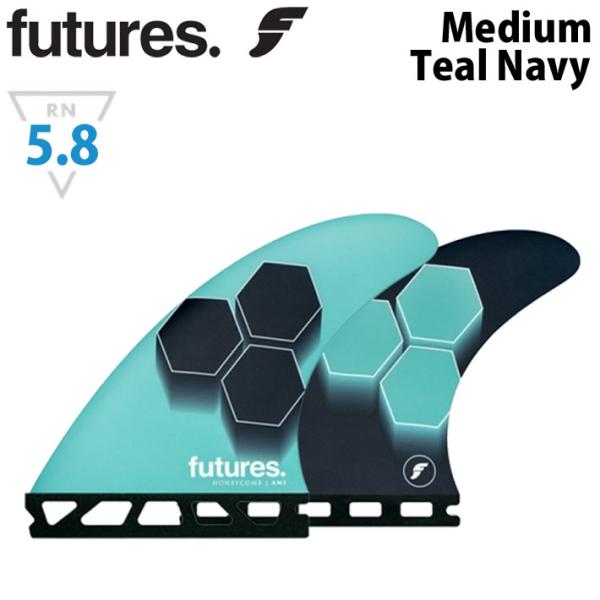future フィン 日本正規品アル・メリックによりデザインされたテンプレート。長きに渡り世界中のライダーに支持されたベストセラーフィン。NEWカラーで登場！モデル：RTM HEX 2.0 FAM1カラー：TEAL/NAVYサイズ：FRON...