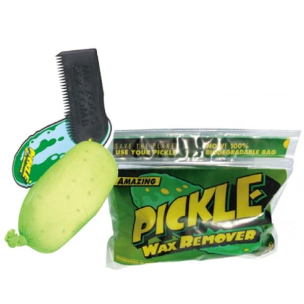 PICKLE　WAX REMOVER  ワックスリムーバー軽く擦るだけでサーフボードのワックスをきれいに剥がすことができる不思議なワックスリムーバー。使用後はツルツル。ボディボードのワックス落としにもご使用いただけます。※詳細はPCページを...