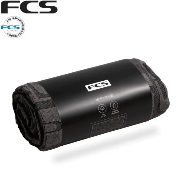 FCS MONA TOWEL モナタオル ビーチタオル吸水性抜群のモナタオルはサーフィン後の乾拭きはもちろん、ビーチタオルとして、またドライブや散歩のお供にも最適です。・吸湿性・FCSロゴジャガードプリント[サイズ]170cm×90cmのゆ...