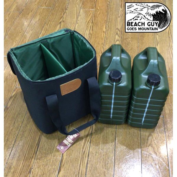 BEACH GUY GOES MOUNTAIN ビーチガイゴーズマウンテン[ポリタンクセット]5Lポリタンク2個用サーマルボトルキーパー女性でも持ち運びしやすい5Lサイズ万が一の災害時用にも必需品サイズ幅：28cm　奥行：21cm　高さ：32cm