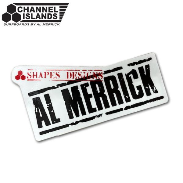 CHANNEL ISLAND [チャンネルアイランド]AL STAMP ステッカーシールタイプのステッカー約50mm×約30mm（最長部分）