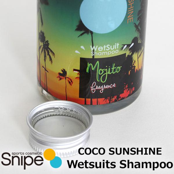 COCO SUNSHINE 　ココサンシャイン[ウェットスーツ用シャンプー]COCO SUNSHINE / Wetsuits Shampoo特徴・しっかりと汚れを落とせる洗浄効果・胸部、臀部に付着するワックス汚れもスッキリ・生地に成分が残ら...