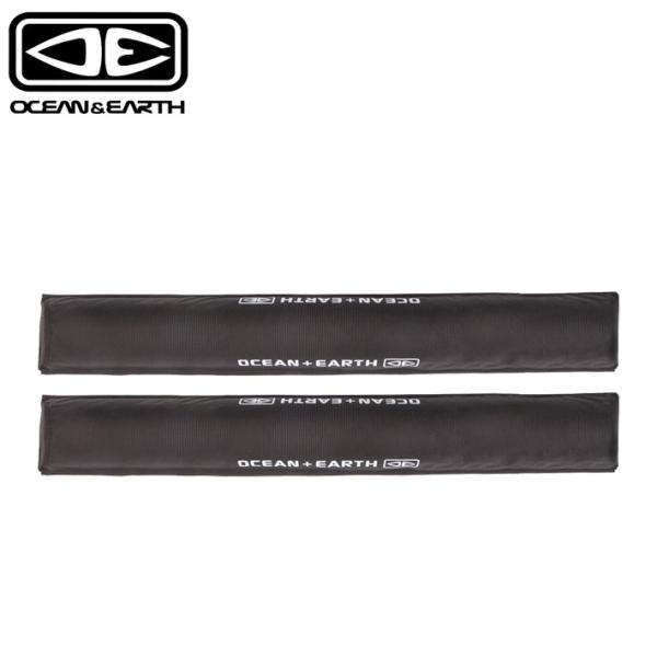 OCEAN＆EARTH【RAX PADS LARGE】ルーフキャリア用RAX（パッド）ラージサイズ簡単な取り付けで、サーフボード・SUP・ロングボードを積載可能■ 仕様・サーフボード用RAX・空気力学パッド・ワックス汚れを落としやすいPVC...