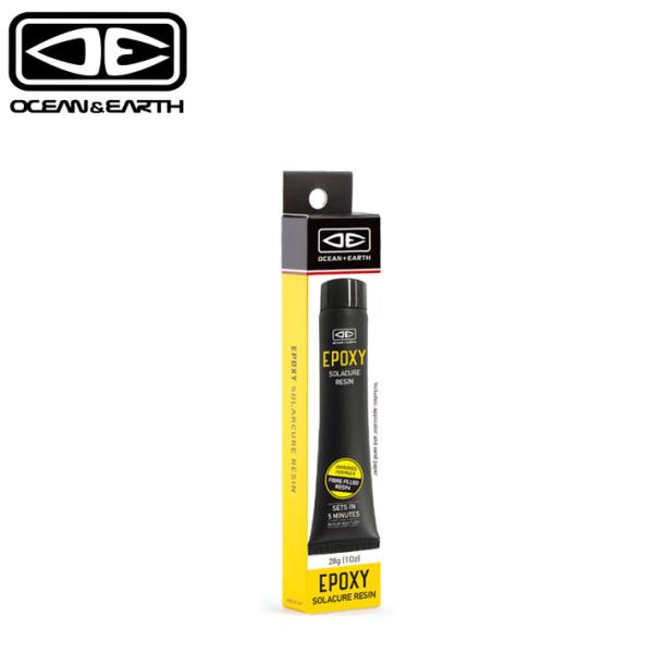 OCEAN＆EARTH [オーシャンアンドアース] 日本正規販売店UV EPOXY SOLARCURE RESINモールドサーフボードを気軽に、手早く修理することができます。チューブタイプなので持ち運びしやすく、サンドペーパー＆ヘラが付いて...