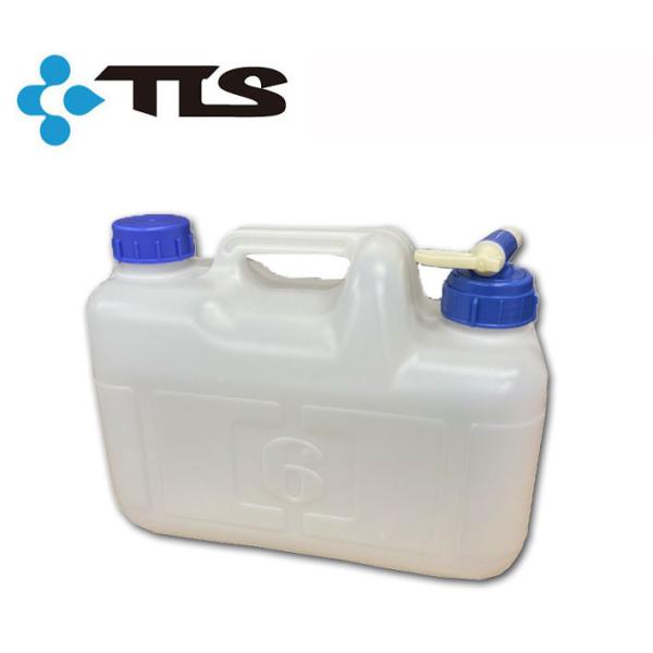 TOOLS [ツールス] 日本正規品コック付き ポリタンク 6リットルビーチでの着替えなどに必需品のポリタンク。ビーチ以外でも、山・川などのアウトドアやキャンプ、釣り（フィッシング）フェスなどでも活躍します。 容量：6リットル大口×1箇所、...