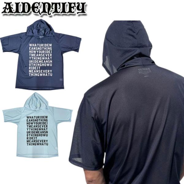 ラッシュガード AIDENTIFY アイデンティファイ SUNGUARD TEE サンガード HOODY INDEX [1] 半袖 フード メッシュ ユニセックス メンズ レディース サーフィン 海水浴 プール フィッシング アウトドア [...