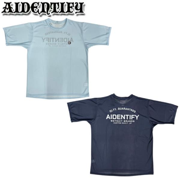 ラッシュガード AIDENTIFY アイデンティファイ SUNGUARD TEE サンガード TEE LOGO [4] 半袖 メッシュ ユニセックス メンズ レディース サーフィン 海水浴 プール フィッシング アウトドア [メール便発送商品]