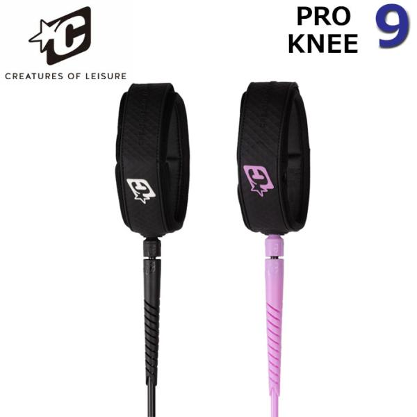 2025 リーシュコード クリエイチャー CREATURES 9ft 9フィート RELIANCE SLIM FIT PRO 9 KNEE スリムフィット ニー 膝下用 リライアンス 7mm 子供 足首が細め サーフィン ロングボード パワ...