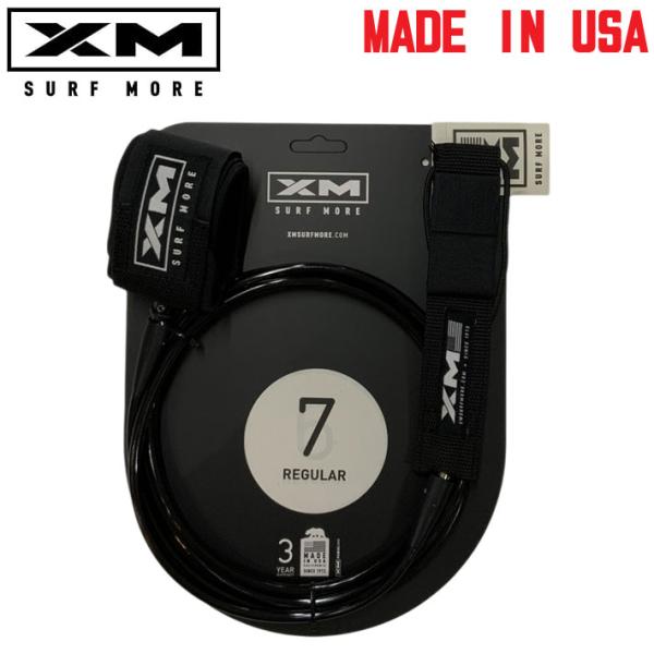 XM SURF MORE「海に強く、波にも強い」米国、カルフォルニアで1973年以来、最高級の品質と職人技を追求！1973年にカルフォルニア　サンクレメンテで創業者のボブ 二ーリーのガレージから全ては始まりました。XMのリーシュはここアメリ...