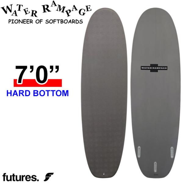 2026 WATER RAMPAGE ソフトボード ウォーターランページ MONSTER 7'0 モンスター [Gray Future] HARD BOTTOM ミッドレングス サーフボード 日本正規販売店 [営業所留め送料無料]