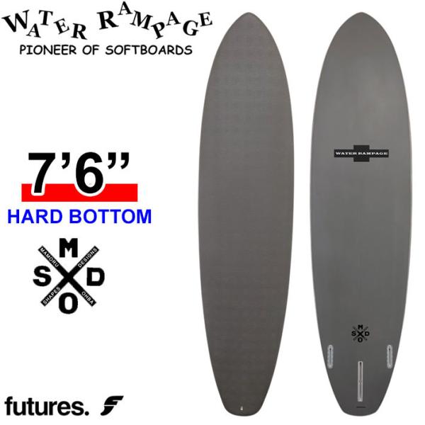 2026 WATER RAMPAGE ソフトボード ウォーターランページ OCEAN STYLER Designed by MAMORU OHBA 7'6 オーシャンスタイラー HARD BOTTOM ミッドレングス サーフボード 日本正規...